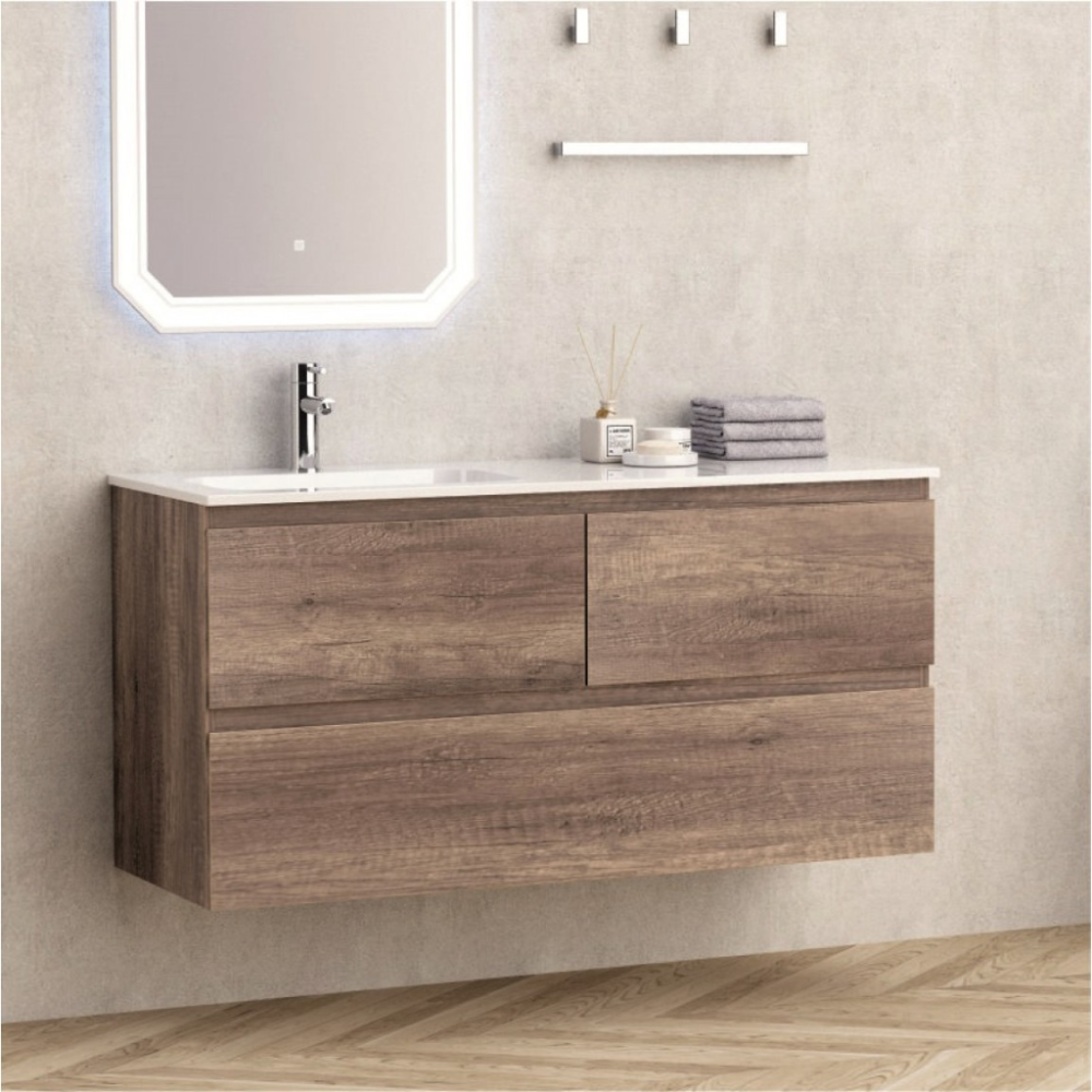 Долен конзолен PVC шкаф за баня Inter Ceramic ICP 12061 - стилен и ...